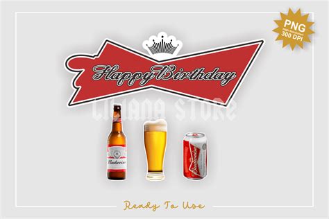 Beer Cake Topper Printable Png Gravectory