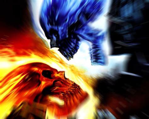 Blue Fire Skull Wallpapers Top Free Blue Fire Skull Backgrounds