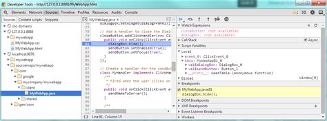 Java How To Debug Using Superdev Mode Stack Overflow