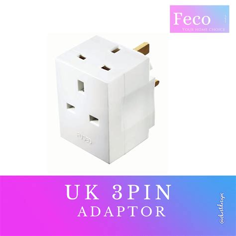 3 Way Adapter Switch 3way Adaptor 3way Sirim Adaptor Usb Extension Plug Adapter Adaptor