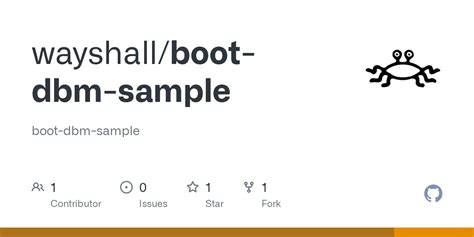 Github Wayshallboot Dbm Sample Boot Dbm Sample