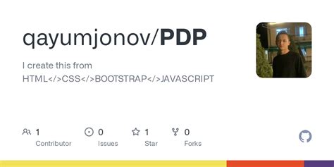 Pdpindexhtml At Main · Qayumjonovpdp · Github