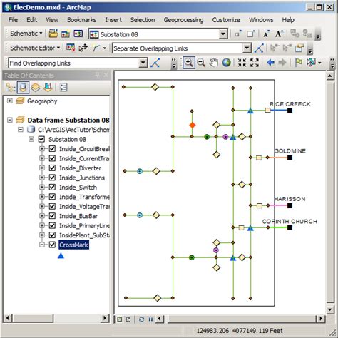 Exercise 3 Editing And Layout Of Schematic Diagrams—arcmap Documentation