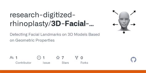 Github Research Digitized Rhinoplasty3d Facial Landmark Detection