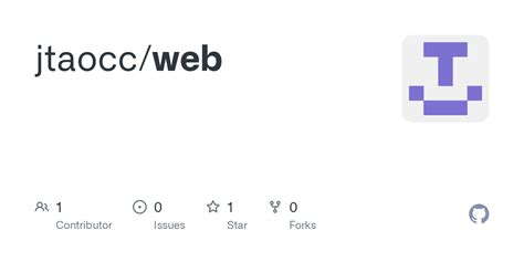 GitHub Jtaocc Web