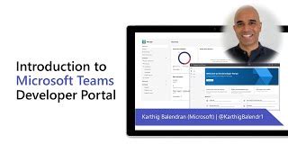 Introduction To Microsoft Teams Developer Portal Microsoft Power Platform Community Mp