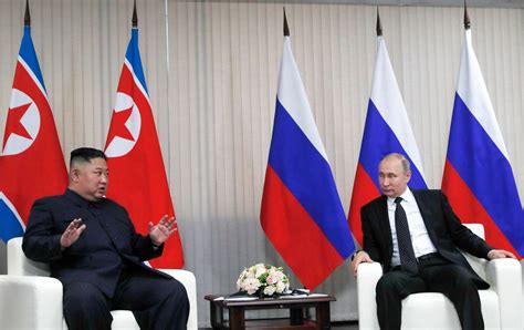 At Kim Putin Summit Hearty Handshakes And Manspreading
