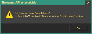 Unable To Test Visual Style Whether High Contrast Mode Is Enabled
