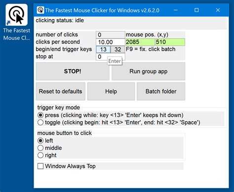 The Fastest Mouse Clicker For Windows