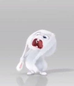 Snowball Rabbit Cute Bunny Cartoon Secret Life Of Pets Baby Dragon