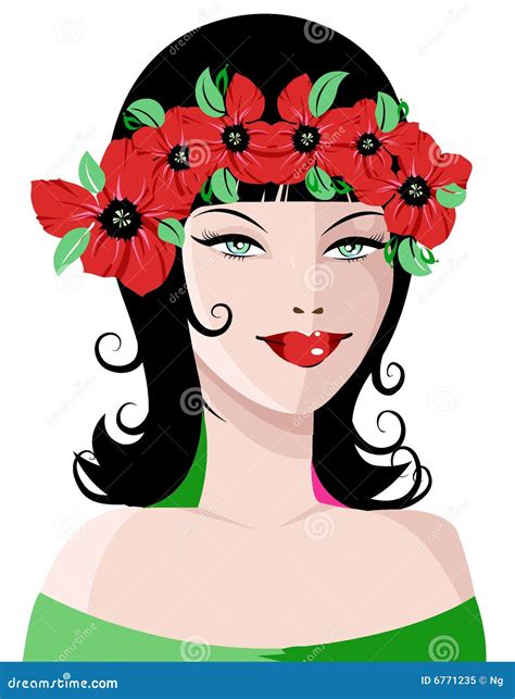 Mujer Hawaiana Foto de archivo libre de regalías Imagen 6771235