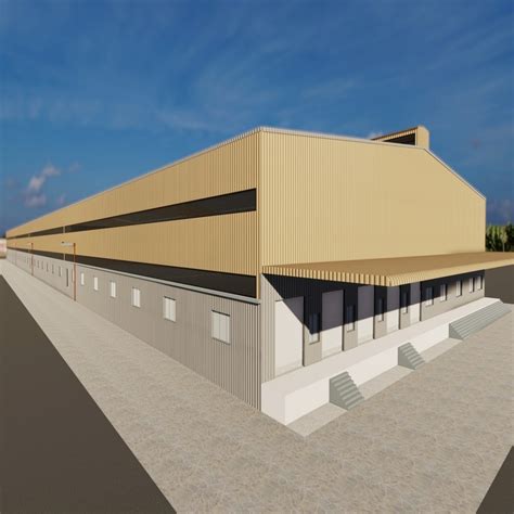 Industrial Prefab Factory Storage Steel Building Construction Sandwich
