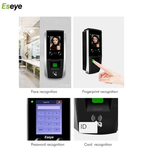 Eseye Facial Attendance Recognition Biometric WIFI Thermal Camera Time Face Contact Less