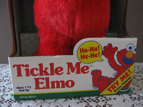 Original Tickle Me Elmo Plush 1996 From Tyco Toys Mib Works 4598096661