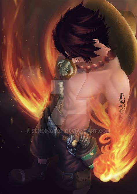 One Piece Fanart Manga Anime One Piece Hot Anime Guys Ace And Luffy