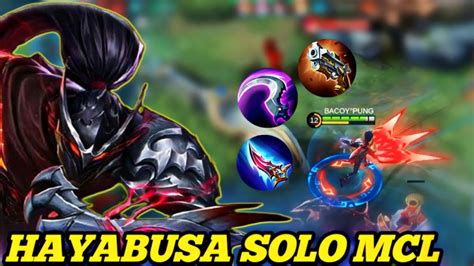 Hayabusa Gameplay Solo Mcl Mblbb Youtube