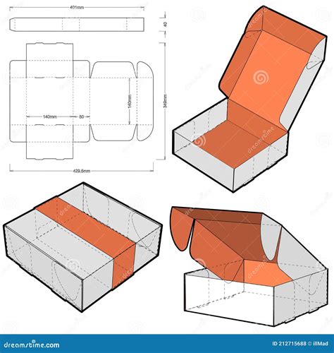 Self Assembling Folding Box Ease Of Assembly No Need For Glue Internal Measurement 15x10x3cm