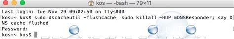 How To Flush DNS Mac OS X