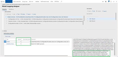 Er 모델 매핑에서 Join 데이터 소스를 사용하여 여러 애플리케이션 테이블에서 데이터 가져오기 Finance And Operations Dynamics 365