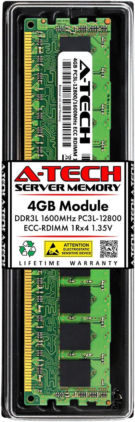 4GB RAM Replacement For Micron MT18KSF51272PZ 1G6 DDR3 1600MHz PC3L