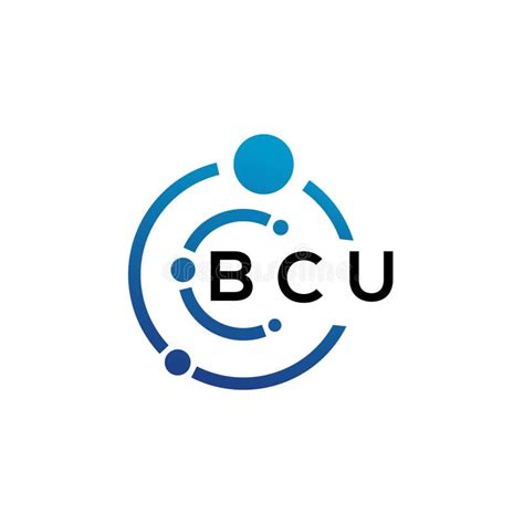 黑色背景中的bcu字母徽标设计 Bcu创意首字母徽标概念 Bcu字母设计 向量例证 插画 包括有 商业 圈子 254600923