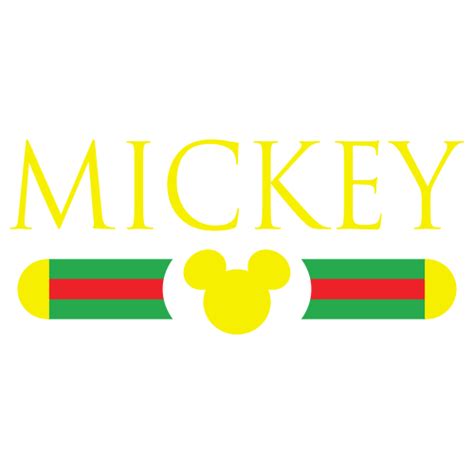 Gucci Brand Logo Svg Gucci Mickey Logo Png