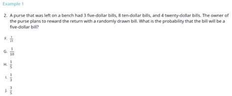 Probability Actand Math Test Prep Lesson