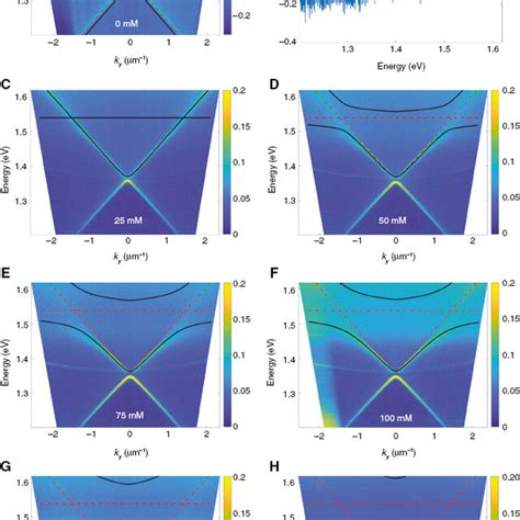 Measured Extinction Spectra In K Space Dispersion Measurements Of A