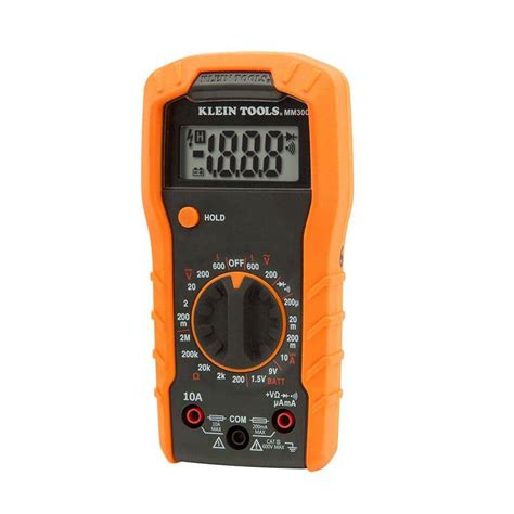 Klein Tools Manual Ranging Digital Multimeter MM300 The Home Depot