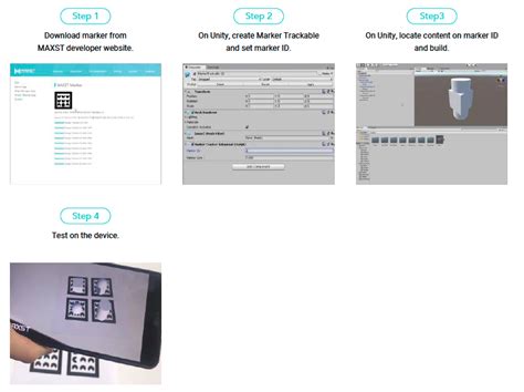 Documentation Features Marker Tracker ㅣ Maxst Developer Site