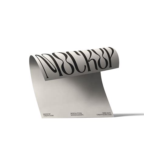 Paper Mockup V21 Front View Mockup Store Creatoom