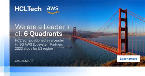 Hcltech Ecosystems On Linkedin Hcltech Rated As Leaders In Isg Aws