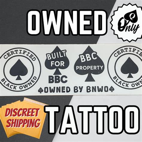 Bbc Tattoo Etsy