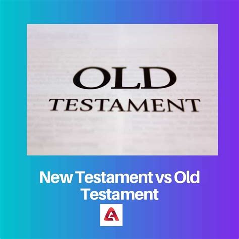Difference Between Old And New Testament Bible At Zoe Bastyan Blog