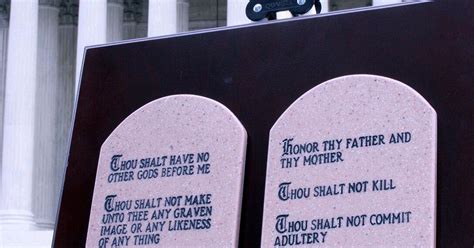 Column What Were Those Other 5 Commandments Opinion