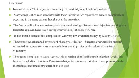 Severe Inflammation Following Intravitreal Injection Ranibizumab Leading To Choroidal Effusion