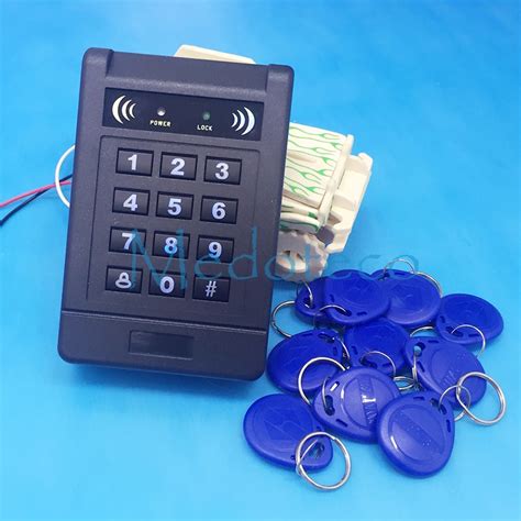 Contact Less Inductive RFID Proximity Card Access Control System RFID EM Luminous Keypad
