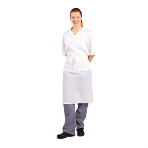 Whites Water Resistant Bib Apron White A897 Buy Online At Nisbets
