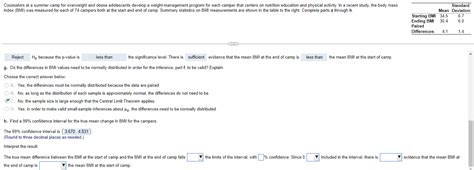 Solved H0 Because The P Value Is The Significance Level Chegg Com