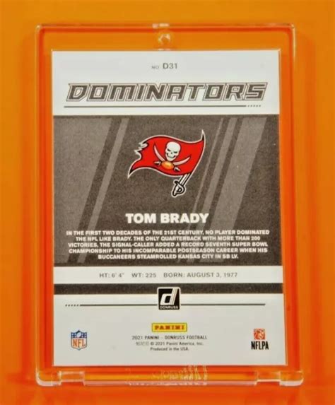 DOMINATORS TOM BRADY Buccaneers Patriots Legend SP SSP