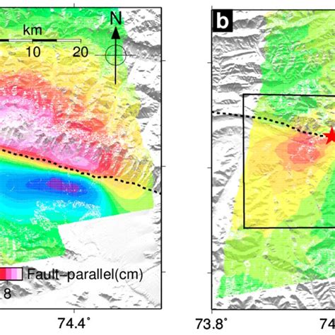 Deformation Maps Decomposed From T027a And T107d Sar Measurements A