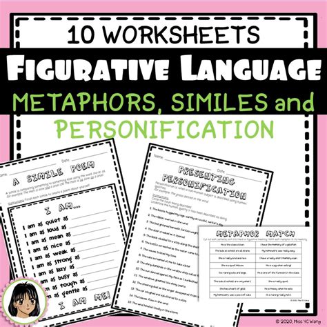 Figurative Language Worksheets Worksheets Library