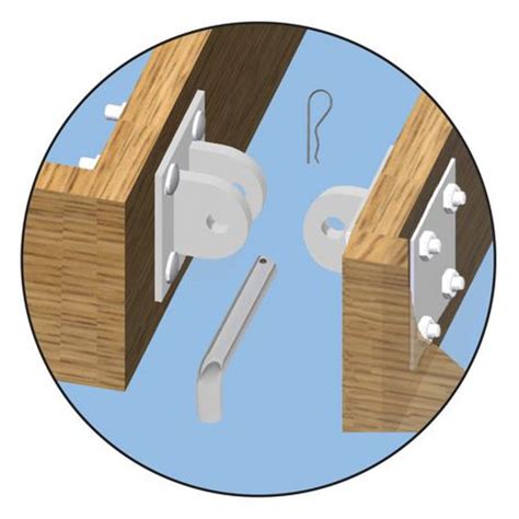 MULTINAUTIC Heavy Duty Floating Dock Hinge Kit Walmart Canada