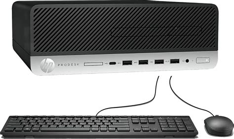 Amazon Com Hp Prodesk G Sff Home And Business Desktop With Wired Keyboard Core I Up