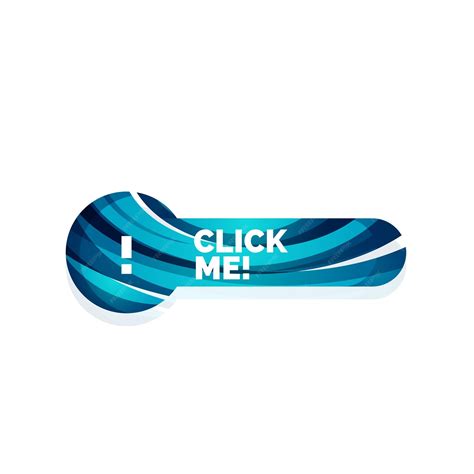 Premium Vector Vector Abstract Button Template