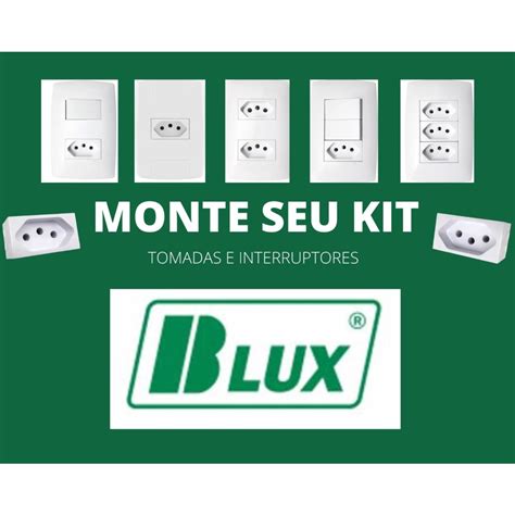PLACA POSTOS SEPARADOS X SUPORTE BRANCO HOME BLUX da BUILDING em Elétrica AREA