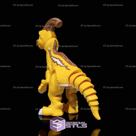 Basic Stl Articulated Parasaurolophus Specialstl