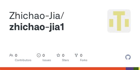 GitHub Zhichao Jia Zhichao Jia