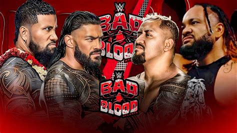 Roman Reigns Jey Uso Vs Solo Sikoa Jacob Fatu Full Match WWE Bad