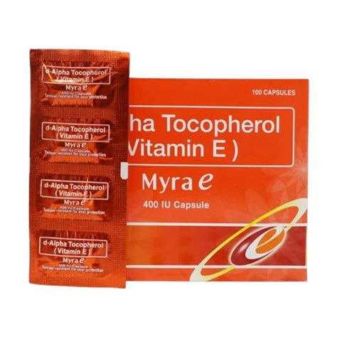 Myra E Vitamin E 400iu Capsule 1s Price In The Philippines Medsgo